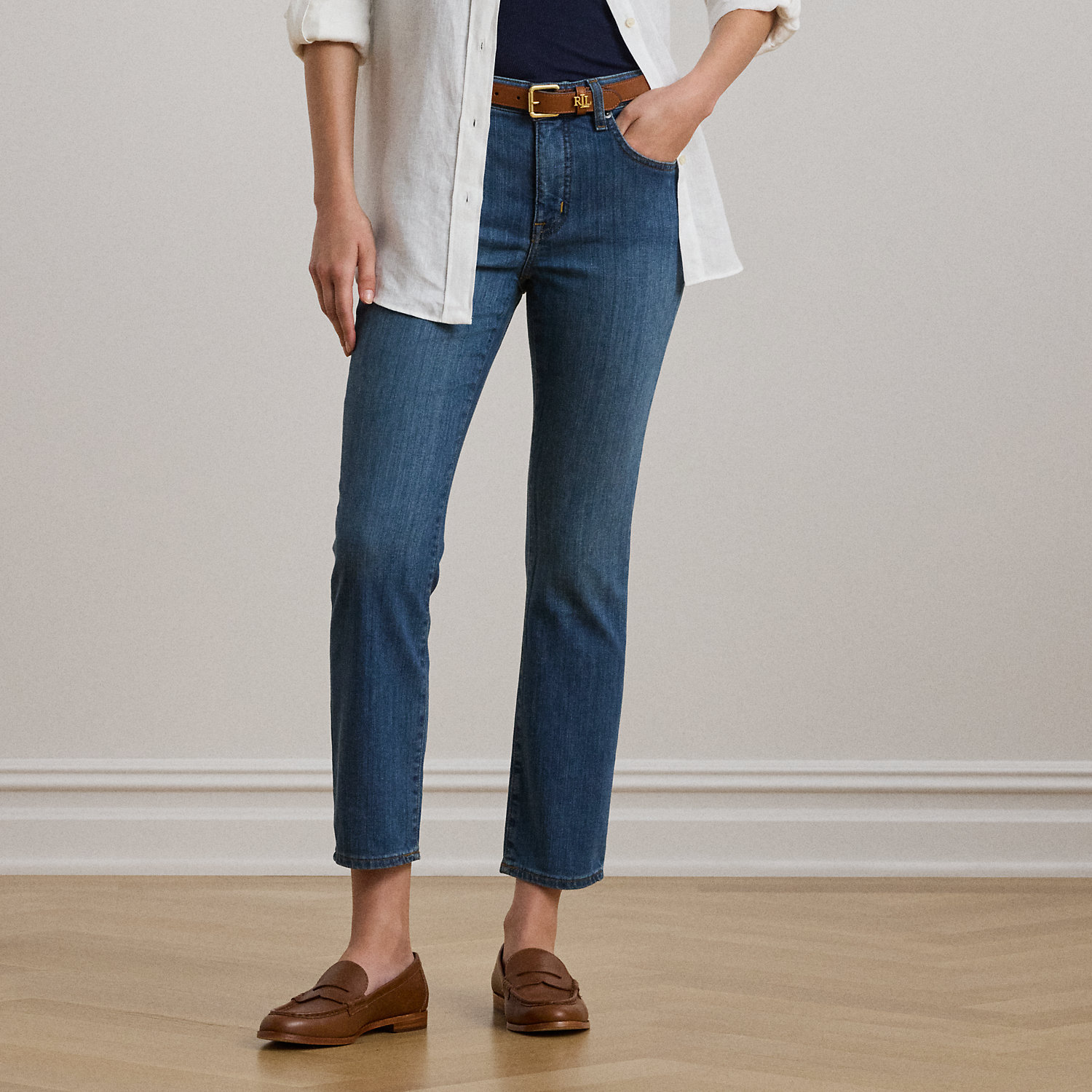 RALPH LAUREN Georgette Tie-Neck Blouse